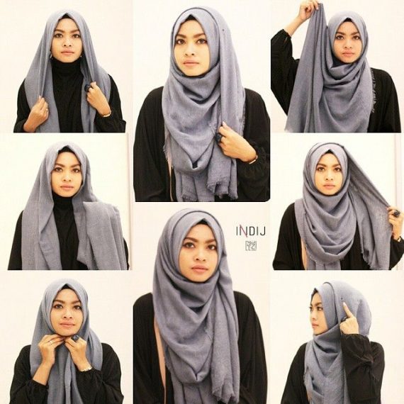 [PHOTOS] The beginners guide on how to wear a hijab veil - Campus Bee