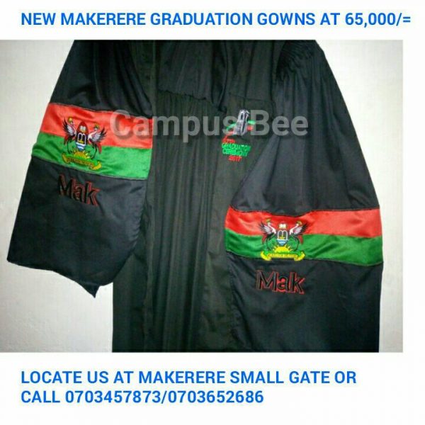 Makerere Customized Graduation Gowns Duplicated - Campus Bee