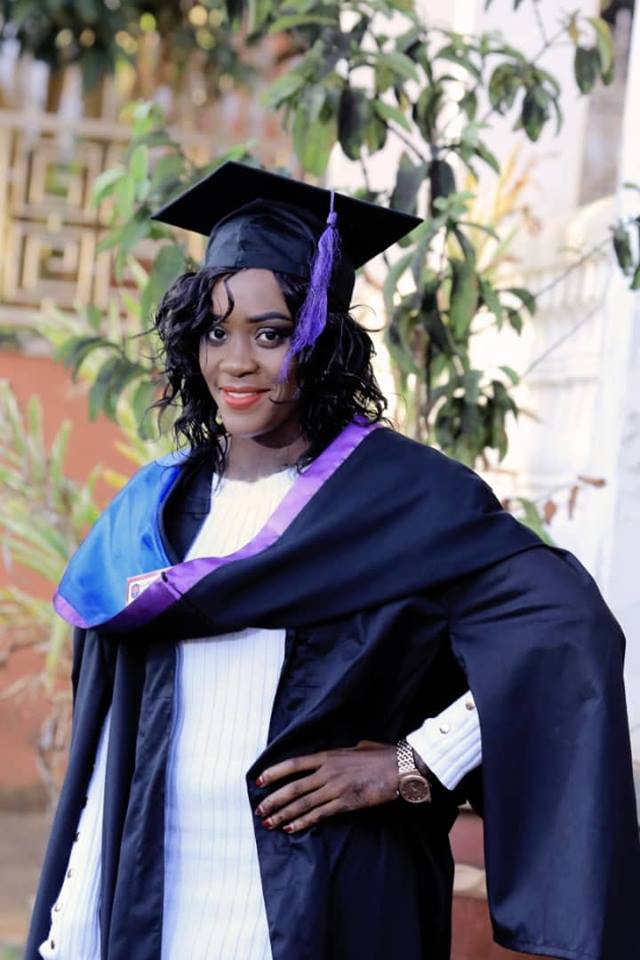 Frank Gashumba's Adopted Daughter Aisha Nabukeera Graduates From UCU ...