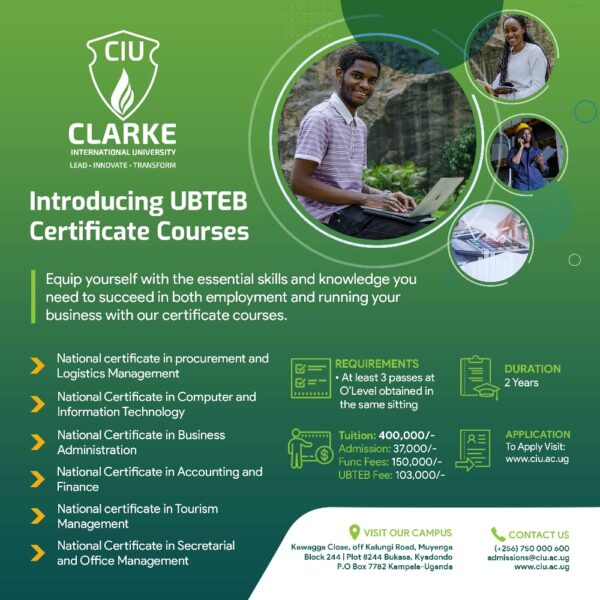 Clarke International University Introduces UBTEB Certificate Courses ...