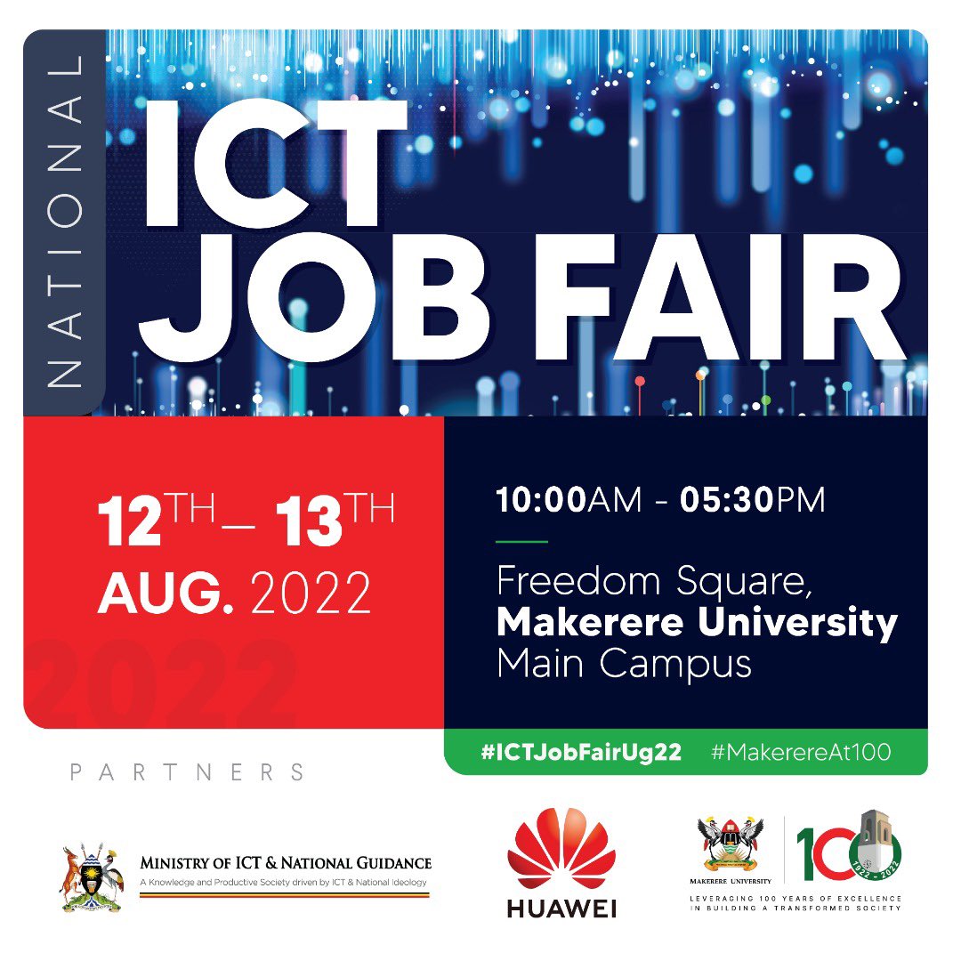 Huawei Technologies to Launch ICT Job Fair 2022 at Makerere University ...