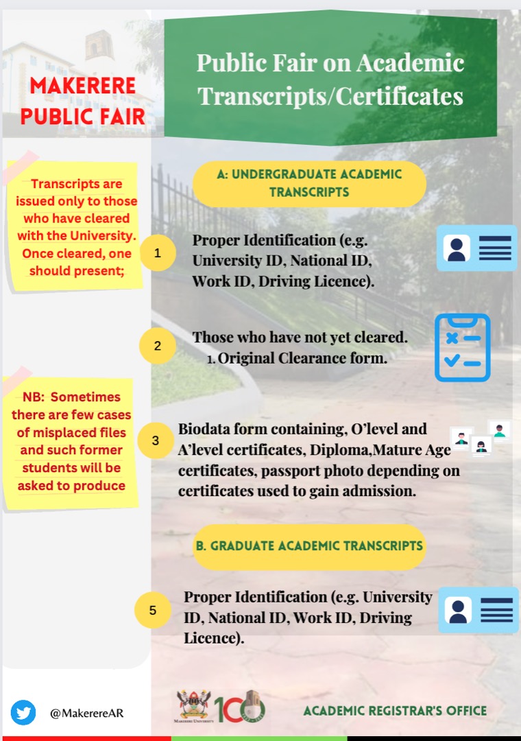 Makerere University Launches Public Fair on Certificates And ...