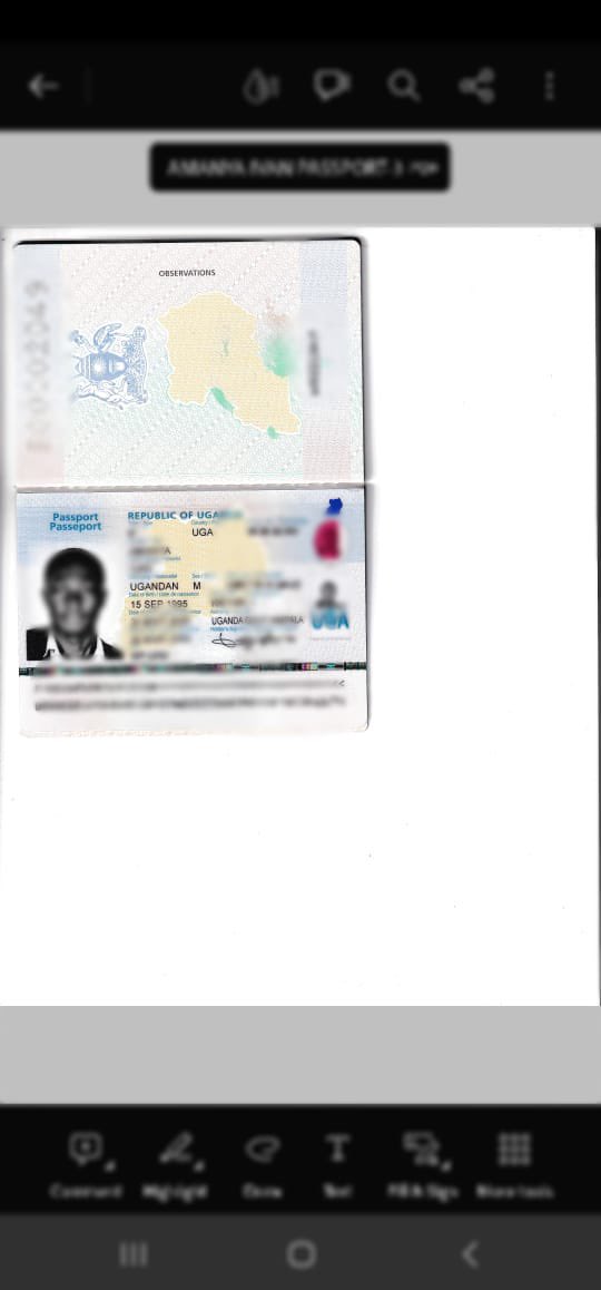Ugandan Student’s Passport Rejected by Denmark amid Internship Pursuit ...