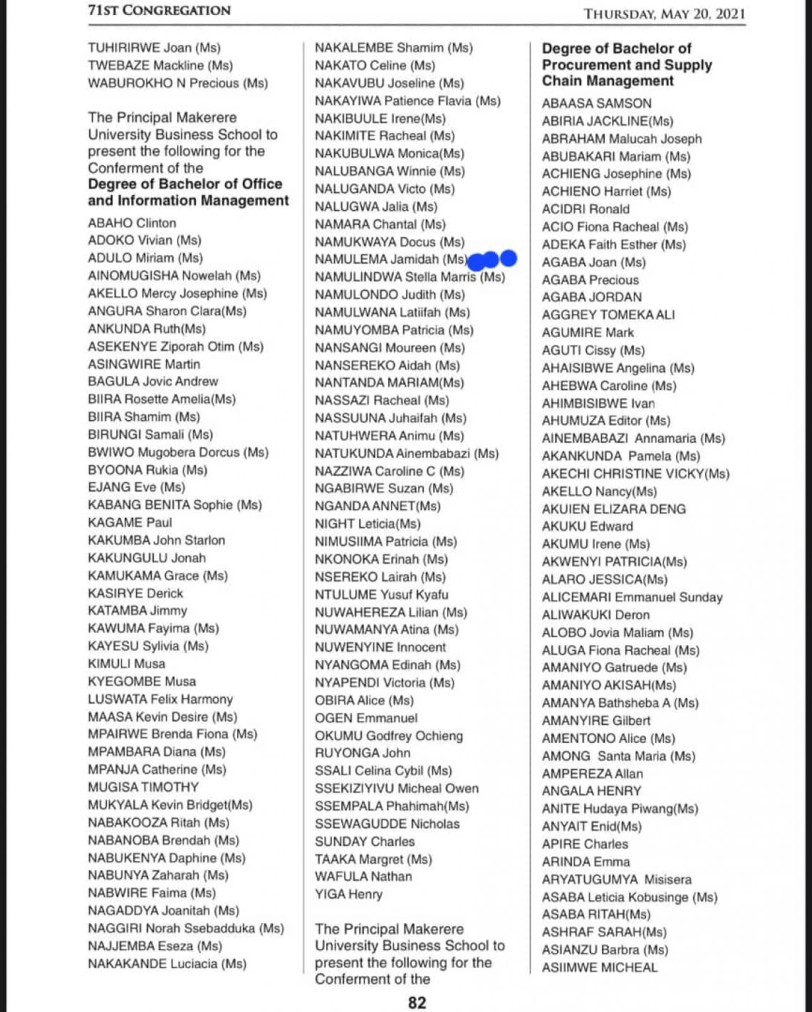 Curvy Entrepreneur Shows Off Graduation List, Wraps Critics Over ...