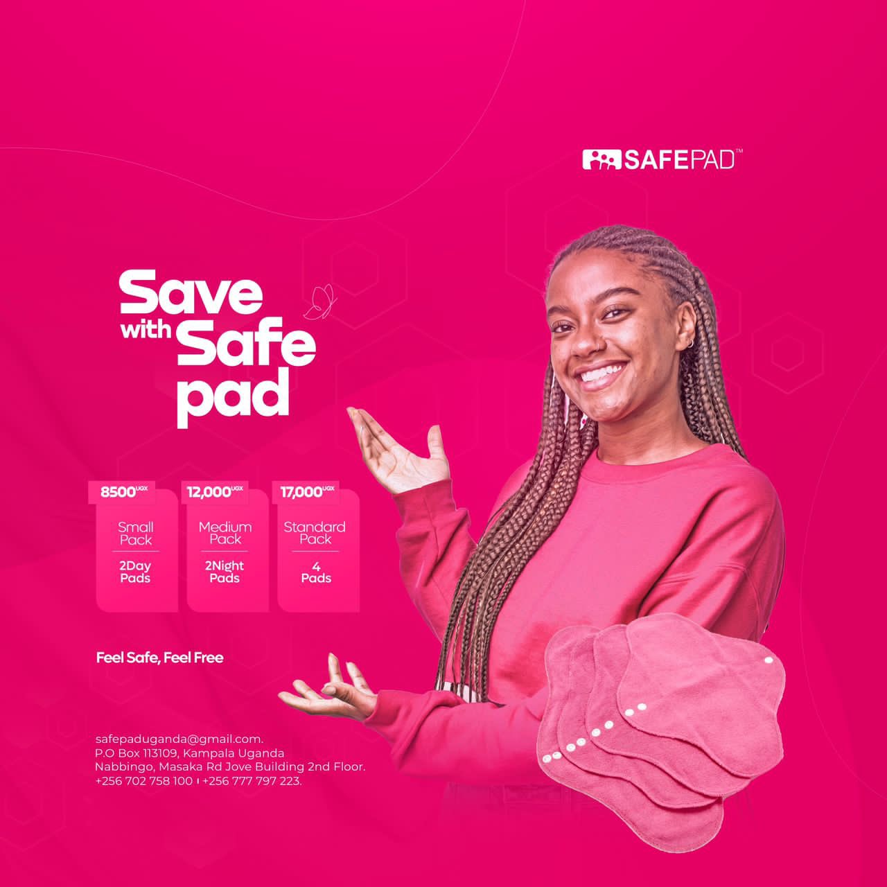 Safepad Uganda Unveils Safe Reusable Pads - Campus Bee