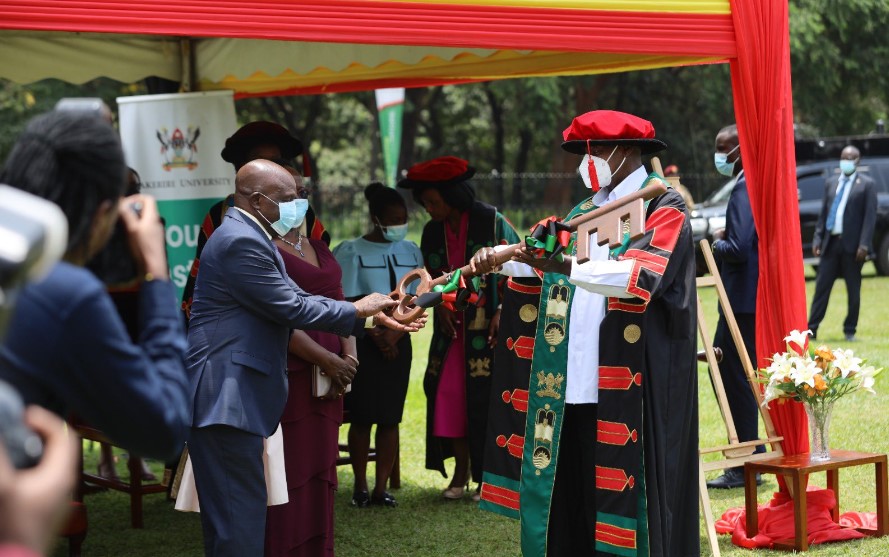 Makerere Officially Installs Dr. Crispus Kiyonga as New Chancellor ...