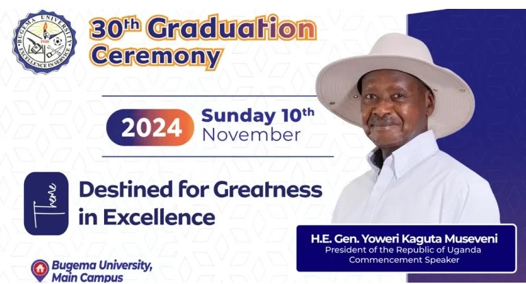 President Museveni to Grace Bugema University's 30th Graduation ...