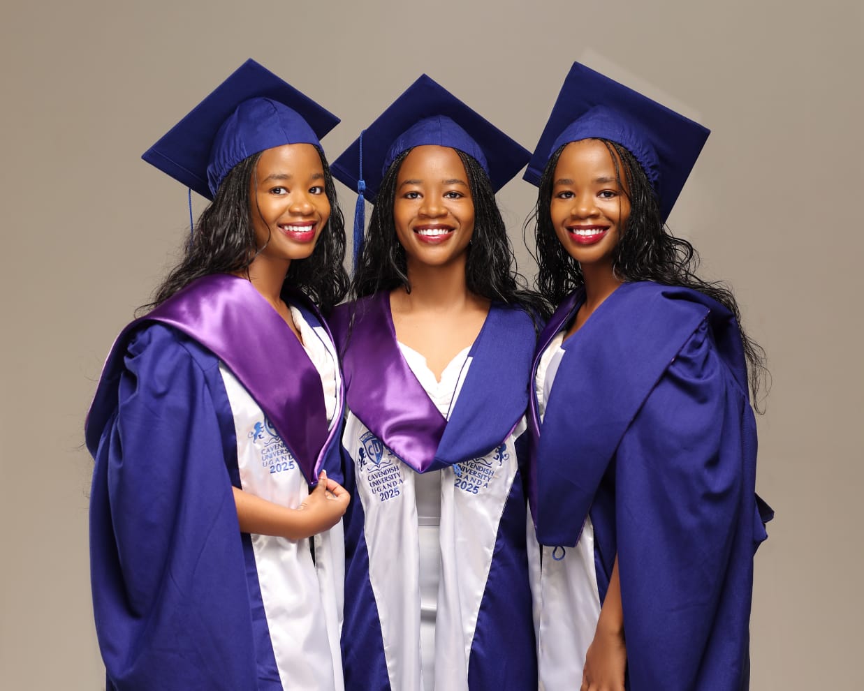 Triplets Graduate from Cavendish University With Same Degree, Same Grades - Campus Bee